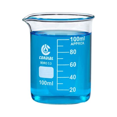 100ml Glass Beaker Lowform Borosilicate Glass Lb G 0034 Shopee