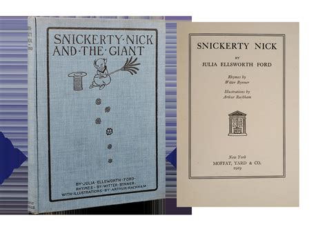 Snickerty Nick By Rackham Arthur Illustrator Julia Ellsworth Ford