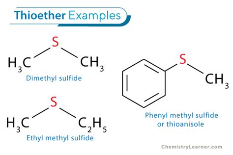 Thioether Structure Formula Synthesis And Examples
