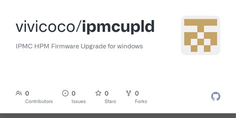 GitHub Vivicoco Ipmcupld IPMC HPM Firmware Upgrade For Windows