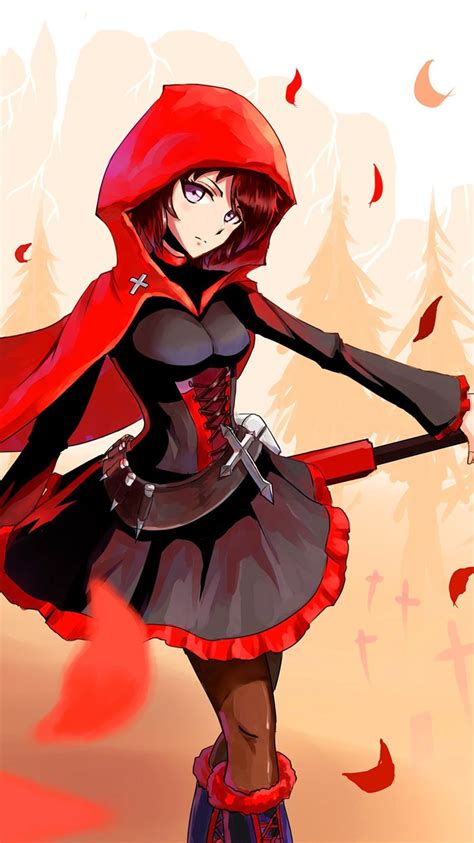 Little Red Riding Hood Anime Girl 828x1792 Iphone 11xr Wallpaper