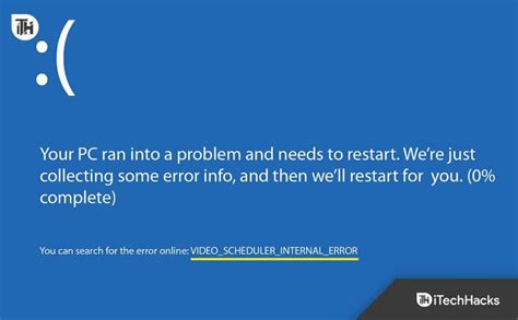 Top 8 Ways To Fix Video Scheduler Internal Error In Windows 10