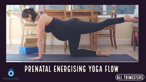 PRENATAL ENERGISING YOGA FLOW ALL TRIMESTERS 20 MIN YouTube