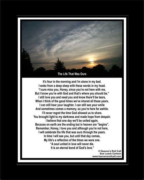 Inspirational Christian Poems After The Death Of A Loved One