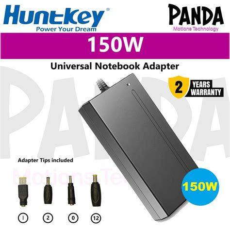 Huntkey Universal Notebook Adapter Gaming Laptop 150W Shopee Malaysia