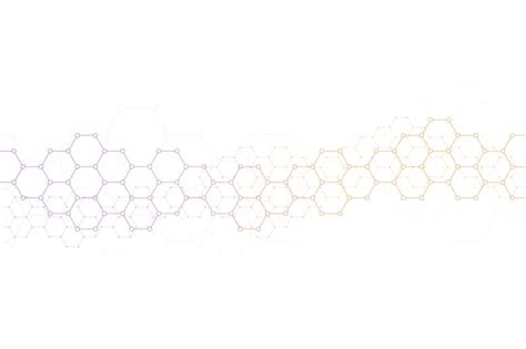 Premium Vector Hexagons Pattern Background Genetic Research