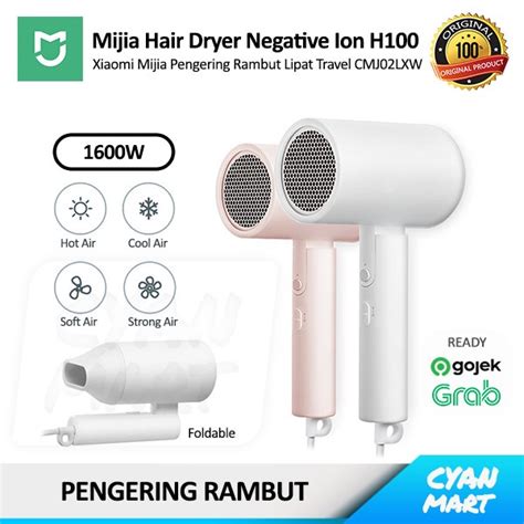Jual Pengering Rambut Xiaomi Mijia Hair Dryer Travel Foldable Negative Ion Shopee Indonesia