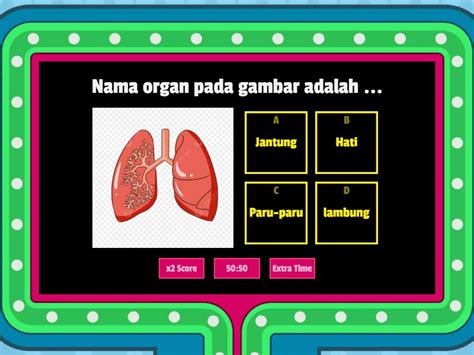 Sistem Pernapasan Manusia Kelas 5 Gameshow Quiz