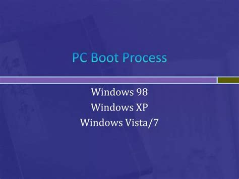 PPT PC Boot Process PowerPoint Presentation Free Download ID