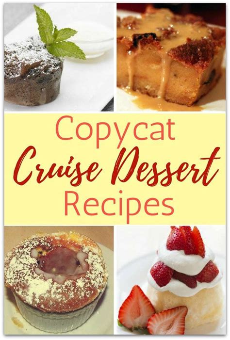 Best Cruise Ship Desserts Food Fun And Faraway Places