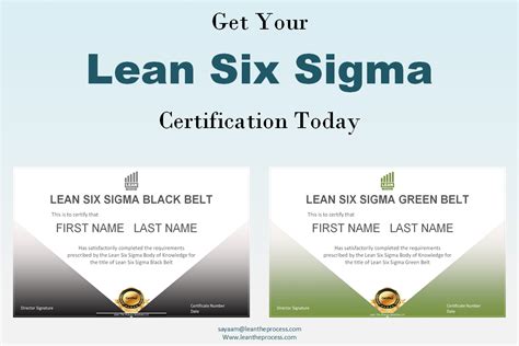 Mastering Six Sigma Certification A Comprehensive Guide To Achieving