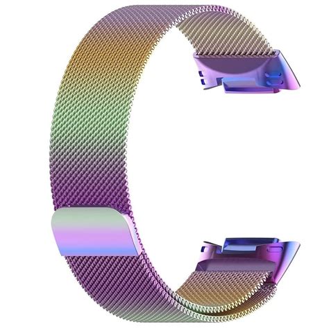 Fulsaxad Milanese Loop Bands For Fitbit Charge 5 Charge 6 Band For