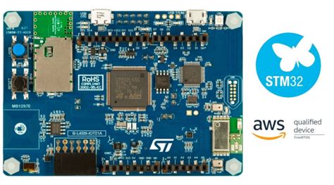 stm32 iot discovery kit runs aws ready freertos supports arduino and