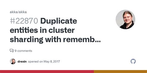duplicate entities in cluster sharding with remember entities off