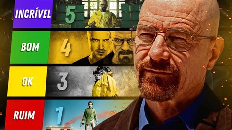 QUAL é a MELHOR TEMPORADA de BREAKING BAD Tier List YouTube