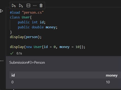 displaying class data · dotnet interactive · discussion 1415 · github