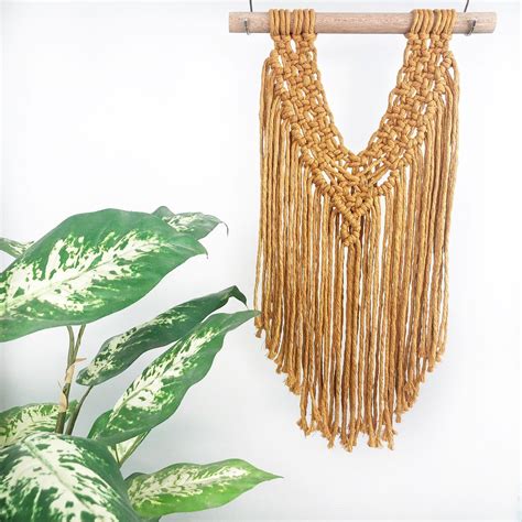 Gray Wonders A Boho Style Macrame Wall Hanging In One Of