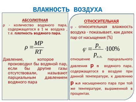 Онлайн калькулятор определяет абсолютную и относительную влажность