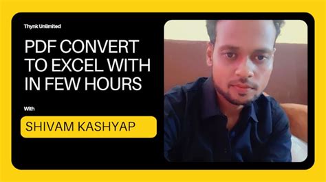 do excel data entry pdf convert to excel by shivamkashyap12 fiverr
