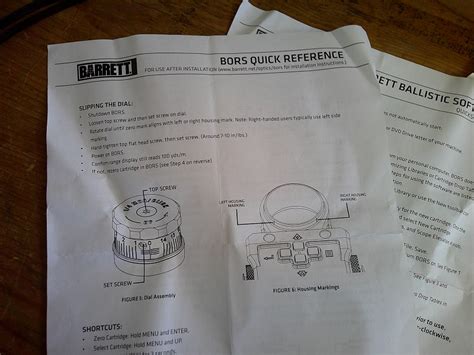 Sold Sold Bors Barrett Optical Ranging System Reduced To 300