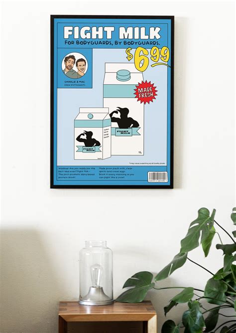 Fight Milk Its Always Sunny In Philadelphia Art Print Etsy