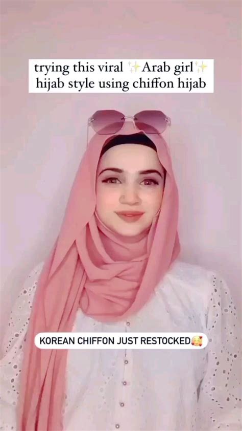 Chiffon hijab tutorial Arabic Hijab style in 2024 | Simple hijab tutorial, Hijab tutorial ...