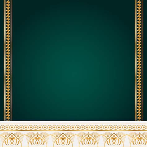 Premium Vector Luxury Islamic Golden Line Lace Border Thai Pattern