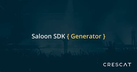 Auto SDK Generator Saloon