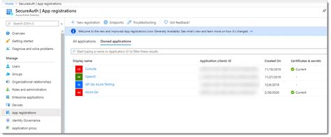Azure Active Directory Configuration