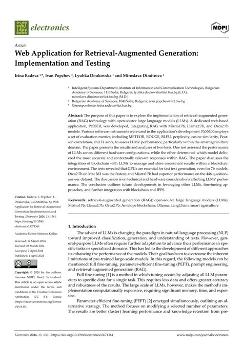 pdf web application for retrieval augmented generation