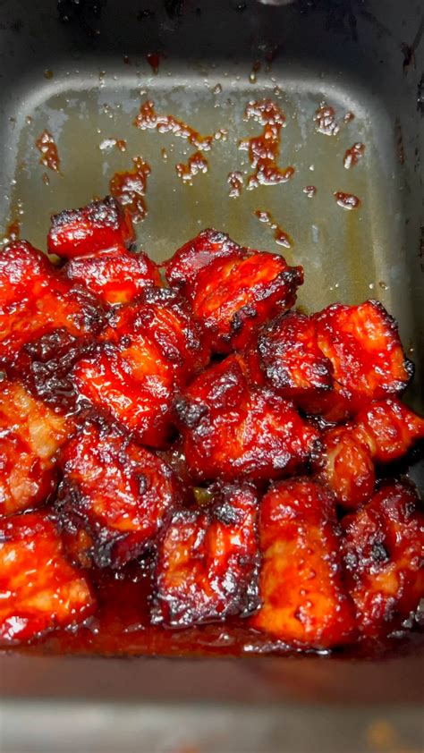 Sticky Chinese Barbecue Pork Belly Char Siu Cafe Delites Barbecue