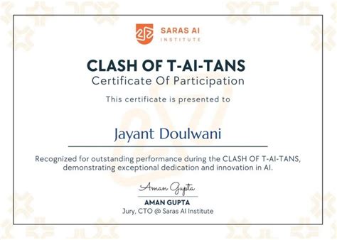 Jayant Doulwani On Linkedin Hackathon Ai Deeplearning