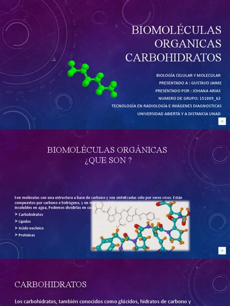 Biomoléculas Organicas Carbohidratos Pdf Carbohidratos Biomoléculas