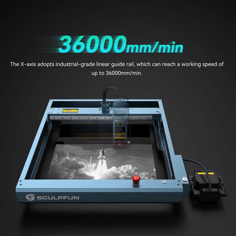 Sculpfun Sf A9 40w Laser Engraver H3 4040cm Honeycomb Panel Ra Pr