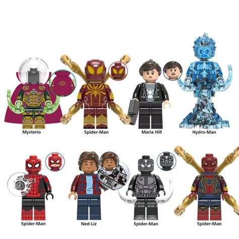 レゴ互換 ミニフィグ スパイダーマン キャラクター 8体セット 互換品の通販 By 『パンダマン』s Shop｜ラクマ