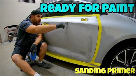 Car Painting: Beginner's Guide to Getting Primer Ready for Paint - YouTube