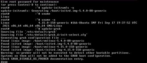 kernel panic during boot after ubuntu upgrade due to missing linux