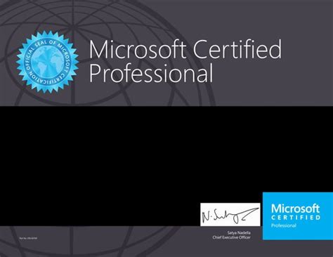 Mcp Certificate Pdf