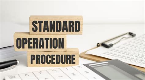 Standard Operating Procedures Sops