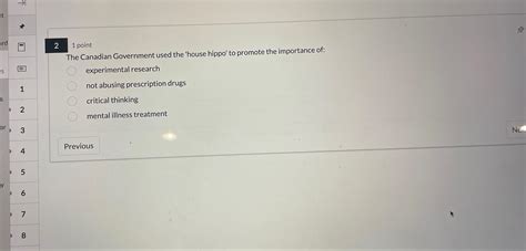 Solved 21 PointThe Canadian Government Used The House Chegg