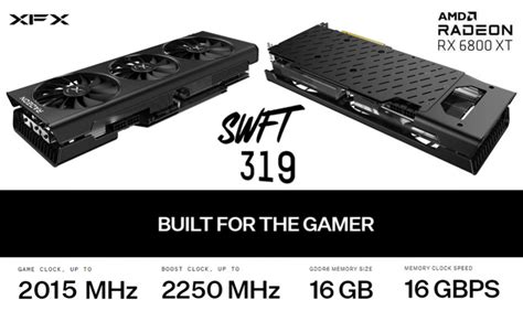 Xfx Speedster Swft Amd Radeon Rx Xt Core Rx Xtaqfd Gb Gddr Bit Dx Amd Ekran