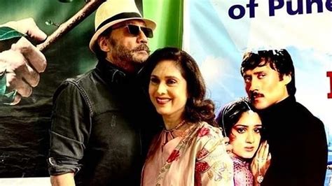Jackie Shroff Meenakshi Seshadri Reunite At Pune Event The Asian Age