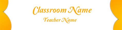Classroom Header Template Postermywall