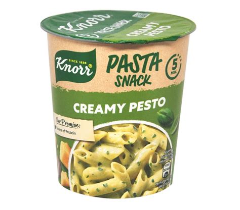 Knorr Pasta Snack Pot 68g Creamy Pesto Cheap Basket