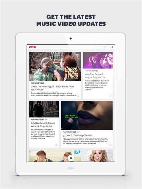 Brand New Vevo App Launched For Ios Iclarified