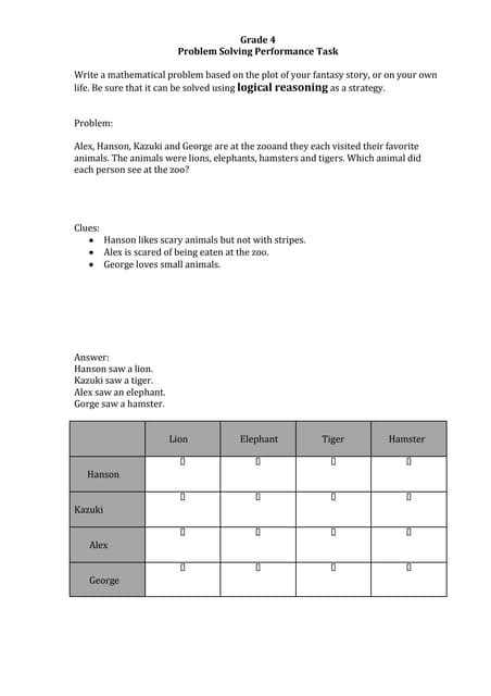 Logical Problem Docx