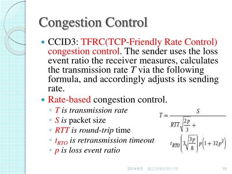 Ppt Dccp Transport Protocol With Congestion Control And Unreliability Powerpoint Presentation