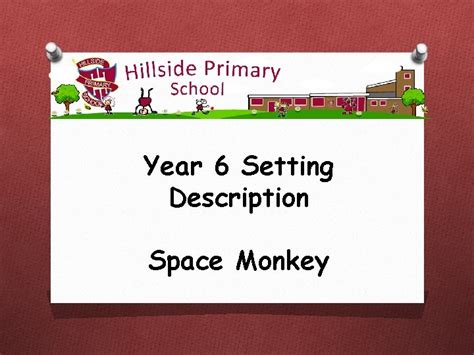 Year 6 Setting Description Space Monkey End Result