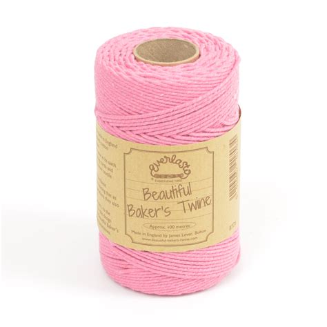 Solid Bakers Twine Rose Pink Rope Source