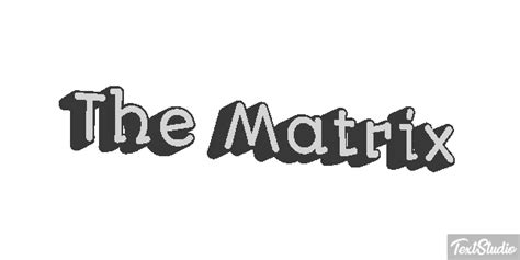 The Matrix Movie Animated  Logo Designs